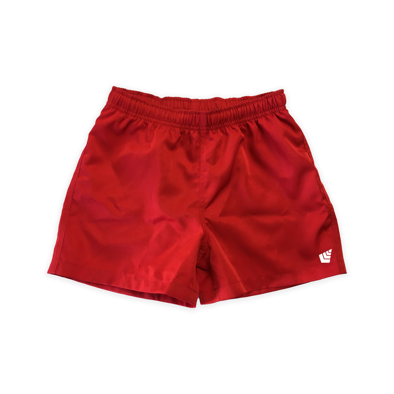 Red Rugby Shorts Adults – Silver Fern