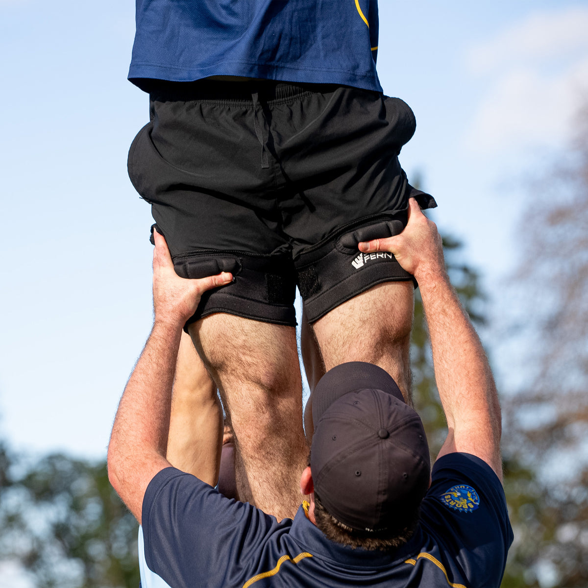 Rugby Lineout Leg Supports (Pair) – Silver Fern