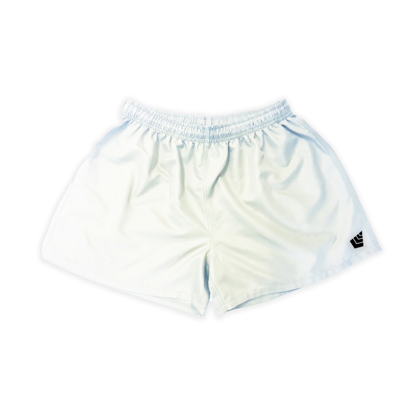 White Rugby Shorts Adults – Silver Fern